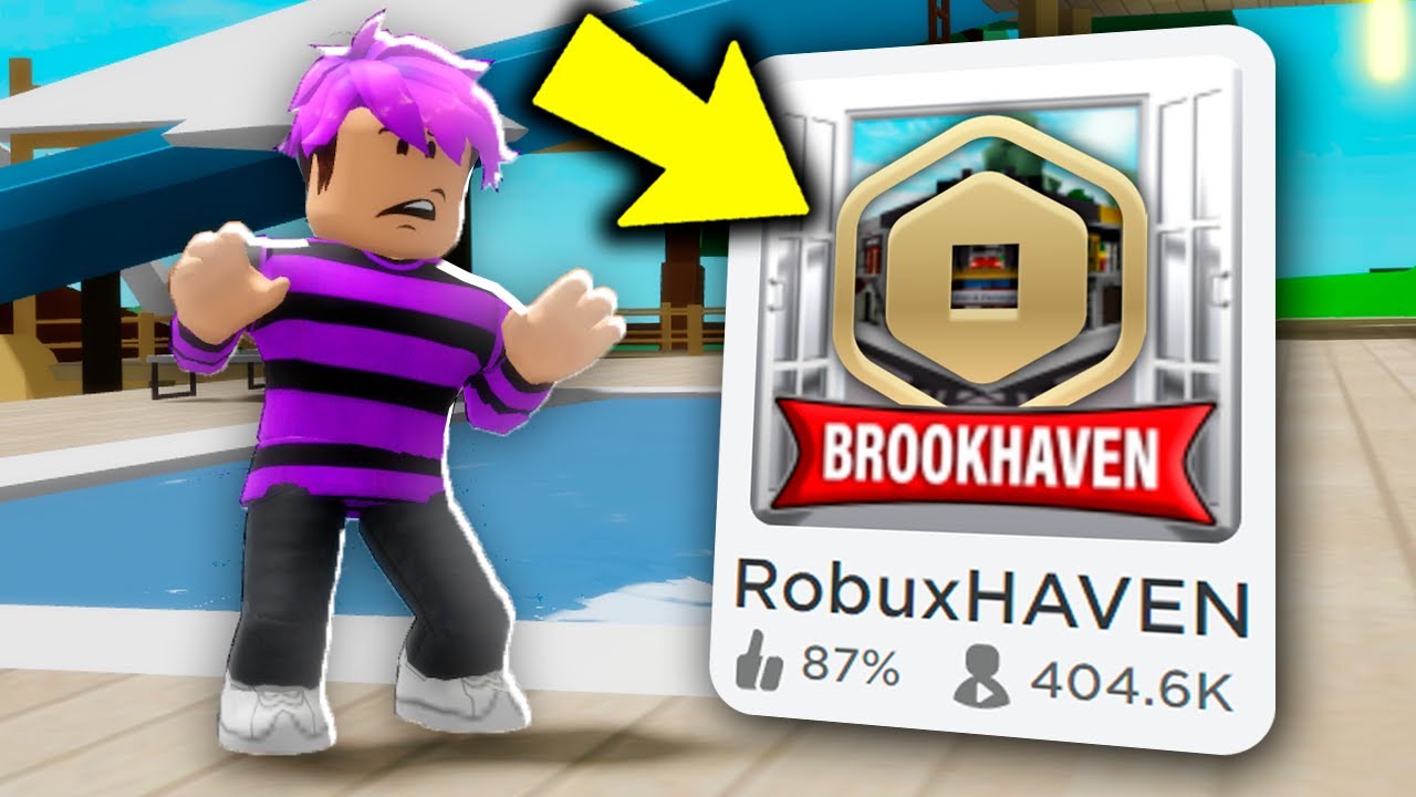 RE-CRIEI o BROOKHAVEN dos ROBUX - YouTube