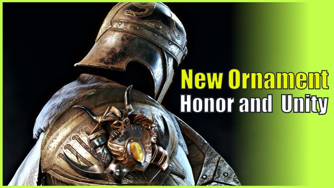 For Honor: NEW ornament - "Honor and Unity" for Outstanding members ...