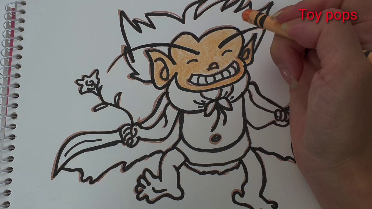 꼬비 꼬비 도깨비 꼬비[그림색칠]kbs /Goblin / kobi kobi /Korean cartoon [coloring ...