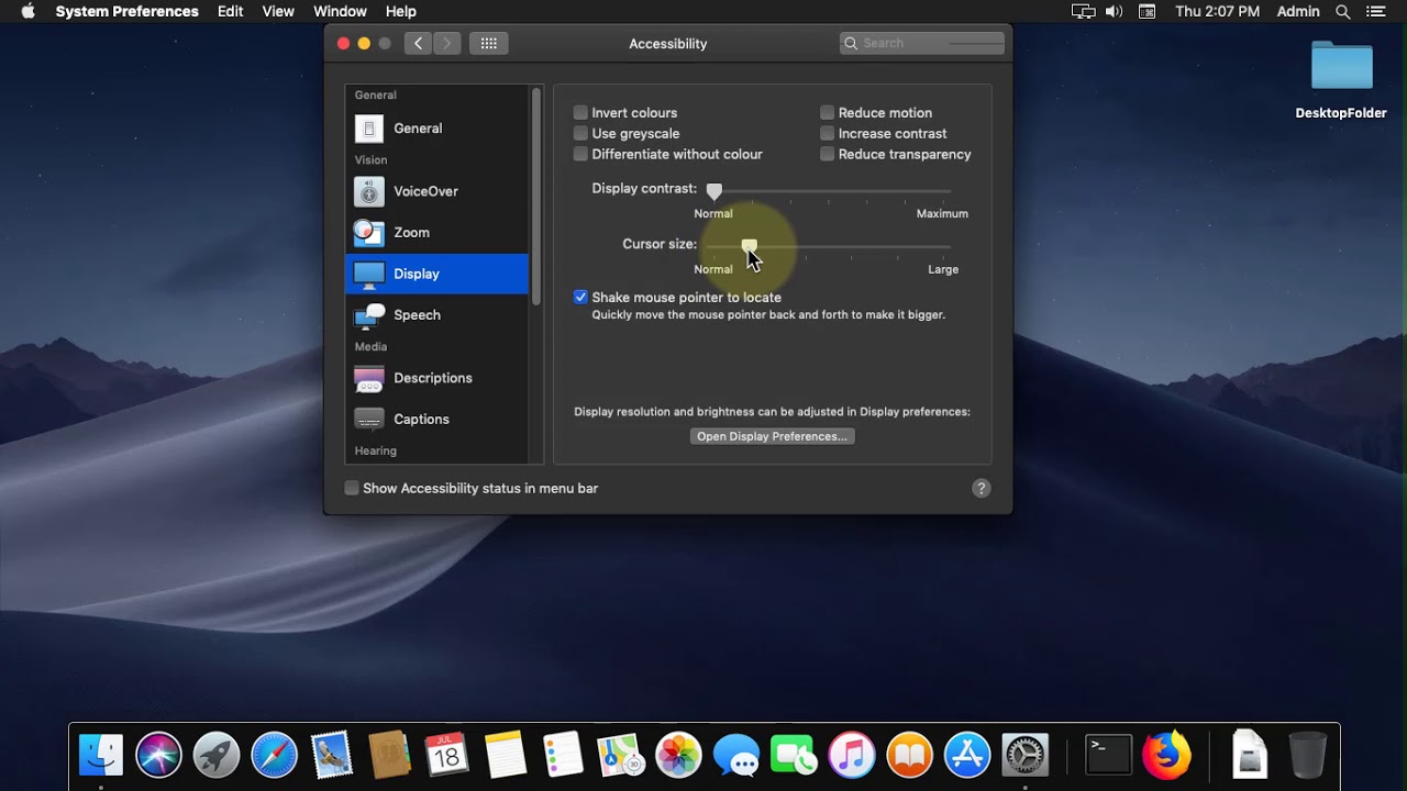 How to Increase Mouse Pointer Size on Mac [Tutorial] - YouTube