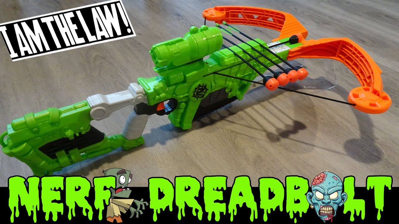 NERF ZOMBIE STRIKE DREADBOLT ARMBRUST [VORSTELLUNG / ZUBEHÖR ...