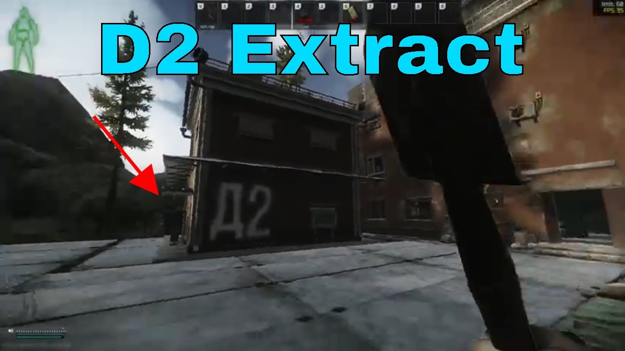 Getting to D2 Extract via THE GLOBE. (+notable exit-camping positions ...