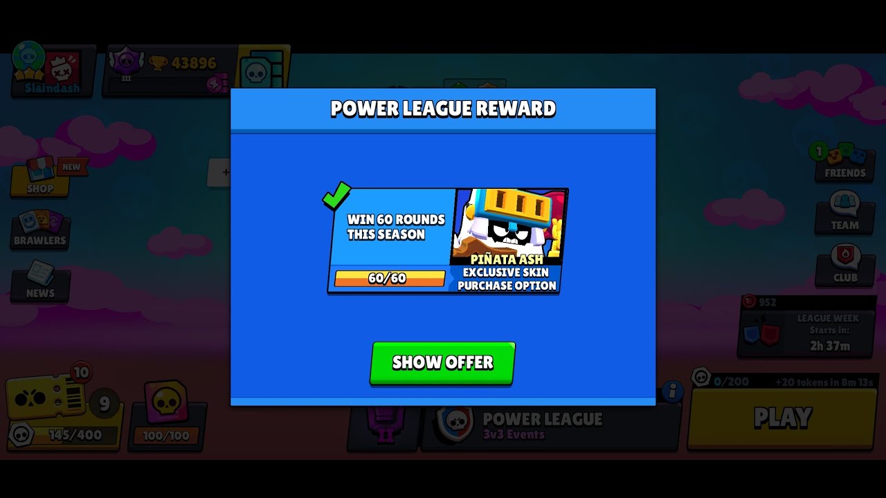 Brawl Stars - Comprando la nueva skin de Ash: Piñata Ash - YouTube