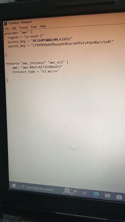 EC2 instance creation through terraform.#terraform #computer #aws #Devops - YouTube