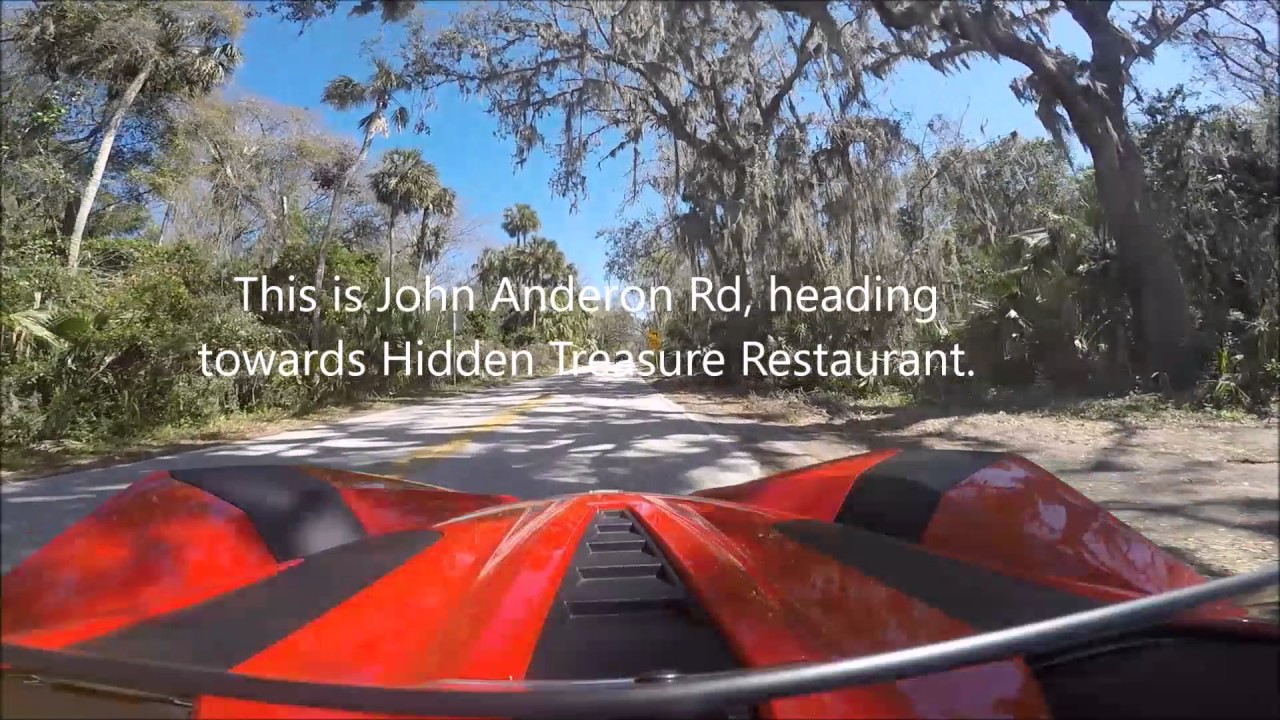 Snazzy rides The Daytona Loop to Hidden Treasures Restaurant - YouTube
