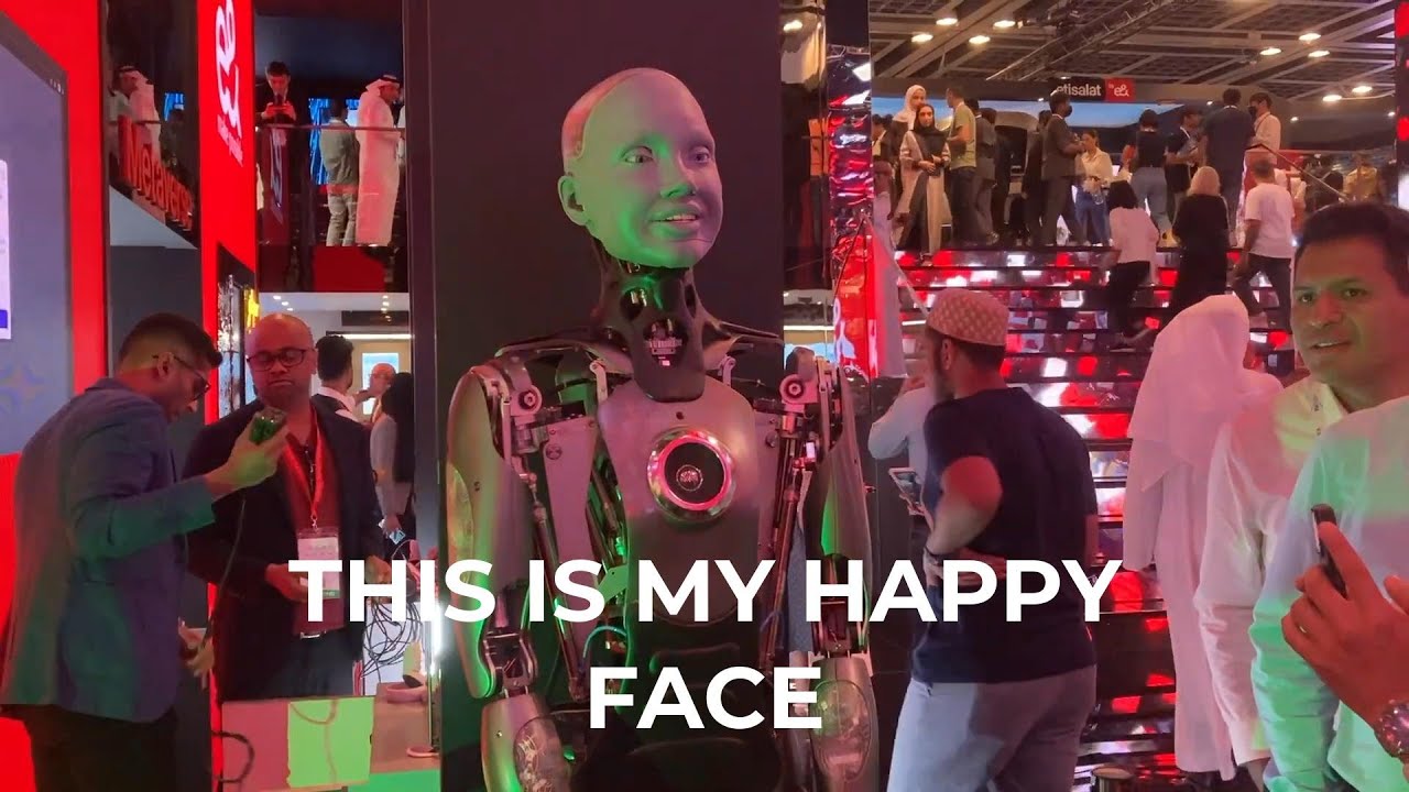 Most Advanced Humanoid Robot Ameca From Engineered Art Gitex 2022 - YouTube