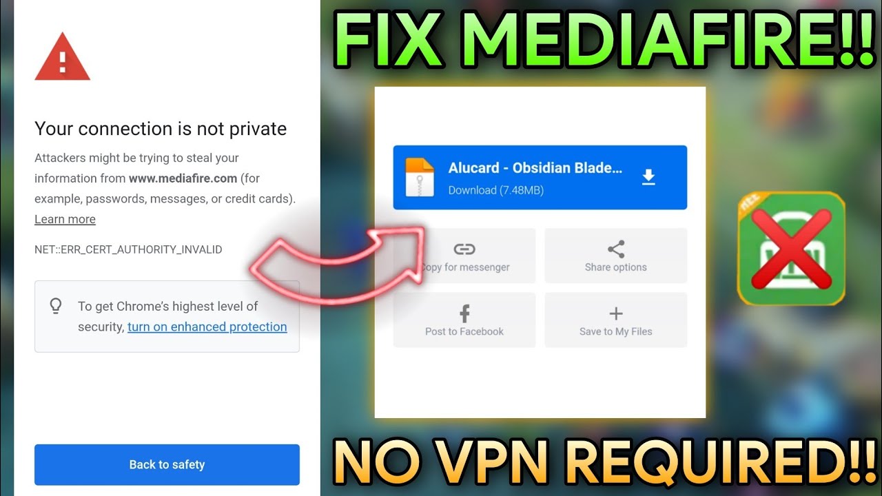 ️ HOW TO FIX MEDIAFIRE ERROR | NO VPN REQUIRED | EASY STEPS | RAD ...