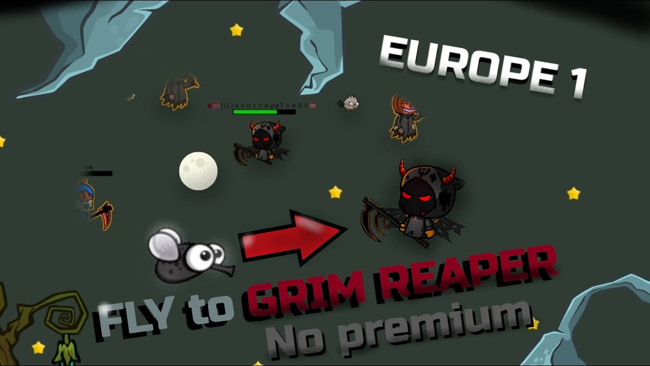 No Premium Challenge | Fly To Grim Reaper | EvoWorld.io - YouTube