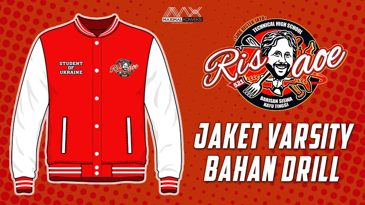 Jaket Varsity bahan Fleece (SMK RISAOE) - YouTube