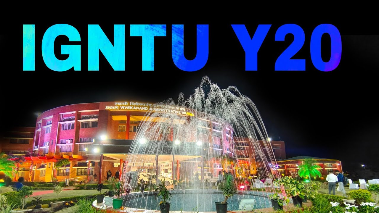 Youth 20 Consultation | Y 20 | IGNTU Campus Lighting Decoration ...