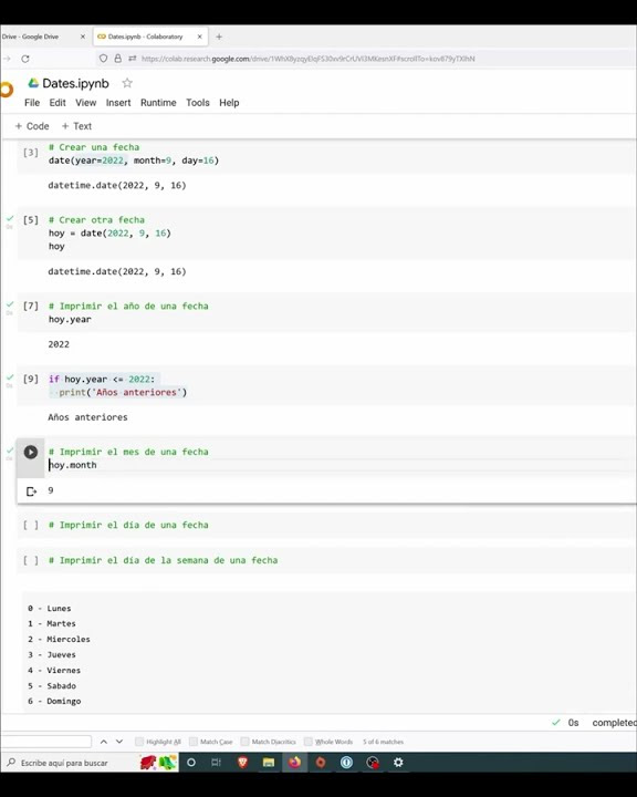 ¿Cómo acceder al año, mes o día de una fecha en Python? - YouTube