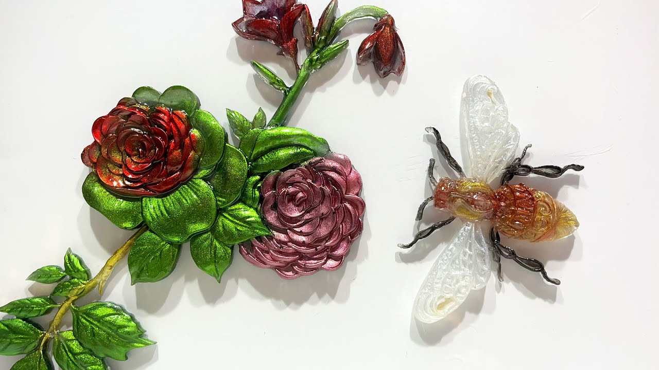 How To Make: Stunning Resin Roses - YouTube