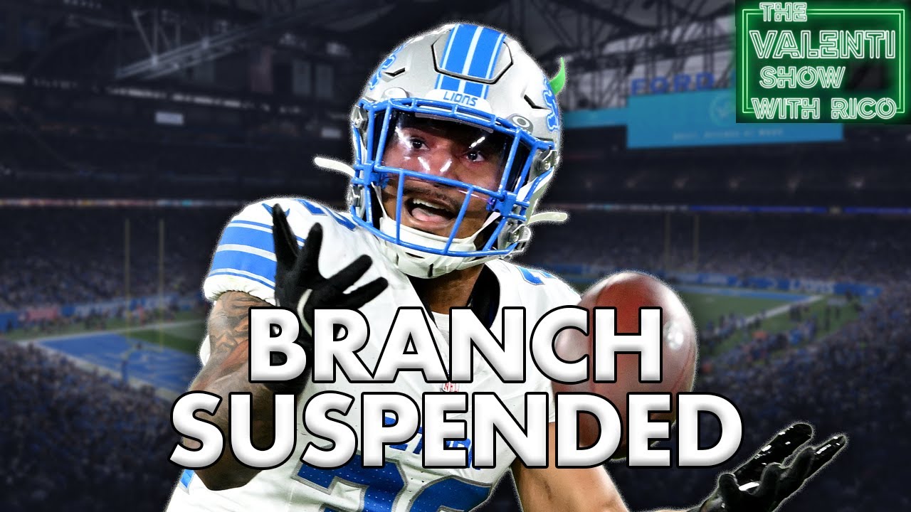Brian Branch Suspended | The Valenti Show with Rico - YouTube