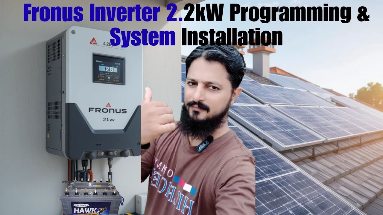 2.2kw Inverter Setting & Programming | 2.2kw System Installation ...