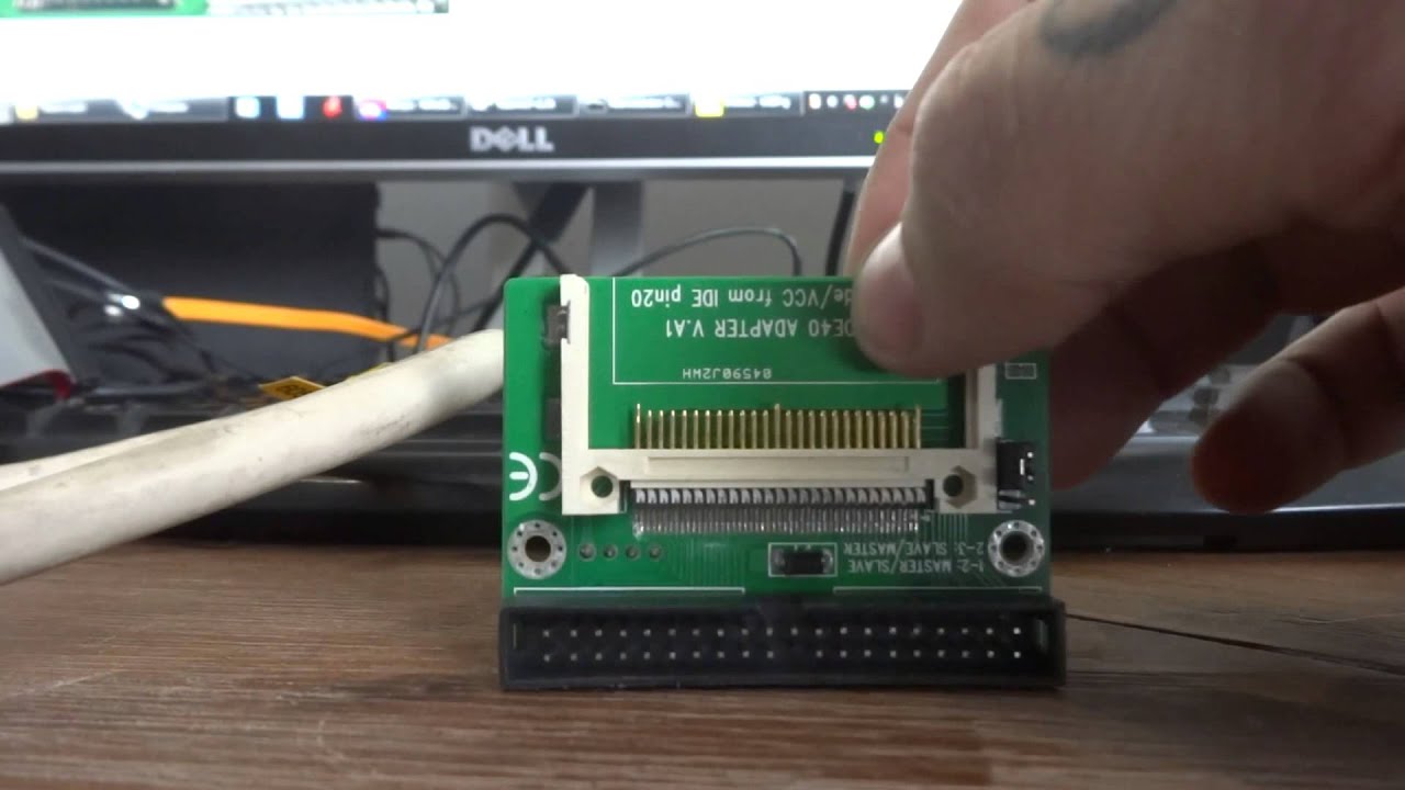 How to build a Naomi Compact Flash Adaptor (and get it running) - YouTube