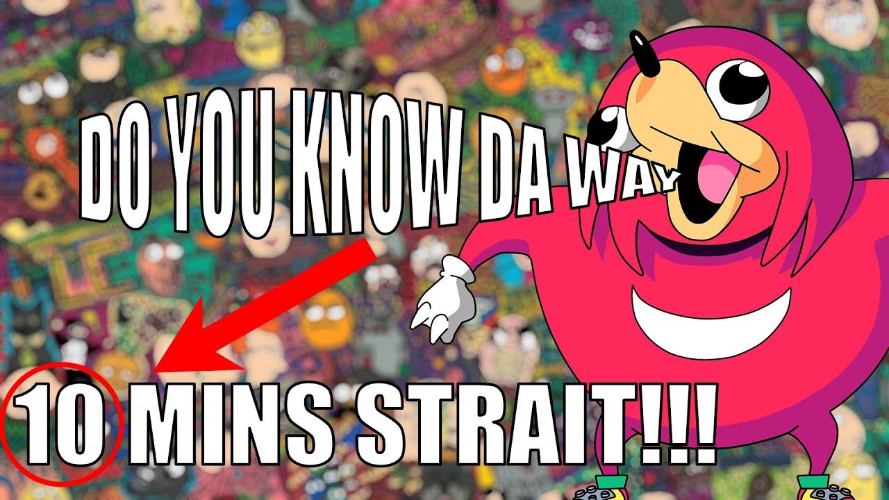 DO YOU KNOW DA WAE 10 Mins Straight YouTube do-you-know-da-wae-10-mins-straight-youtube