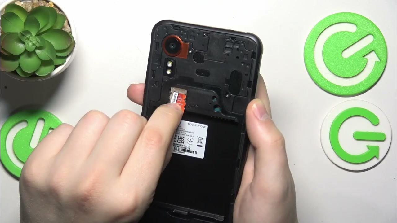 How to Put SIM & SD Cards into a SAMSUNG Galaxy XCover 7 - YouTube