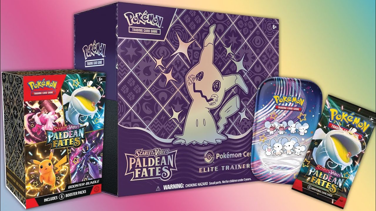 Paldean Fates Elite Trainer Boxes! Shiny Charizard - YouTube