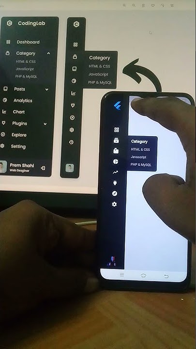 Complex Navigation Drawer UI Designed In Flutter With Github Source ...