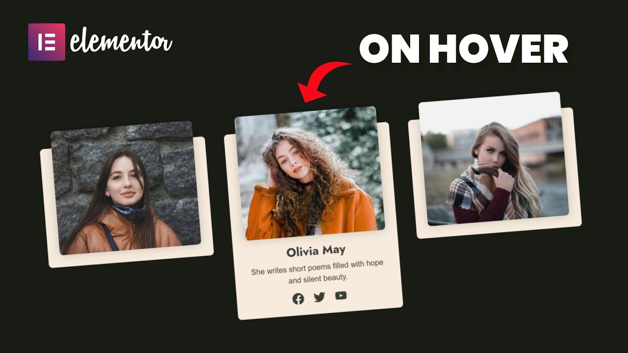 Elementor hover effects image to text on hover | Elementor tips and ...