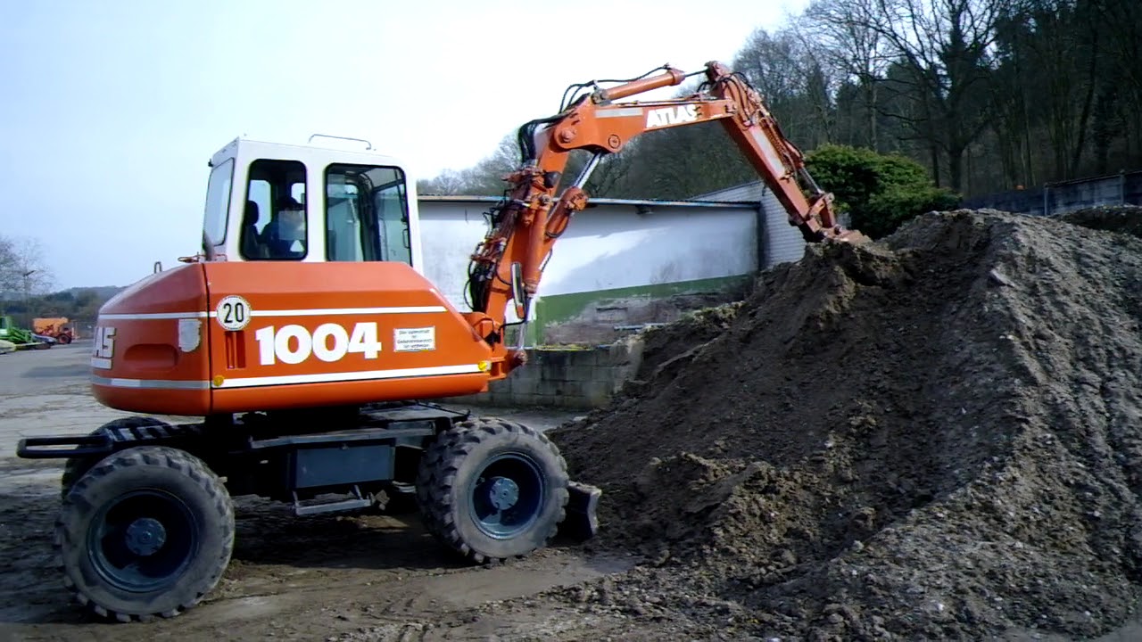 Atlas Mobilbagger, Typ AB 1004 - YouTube