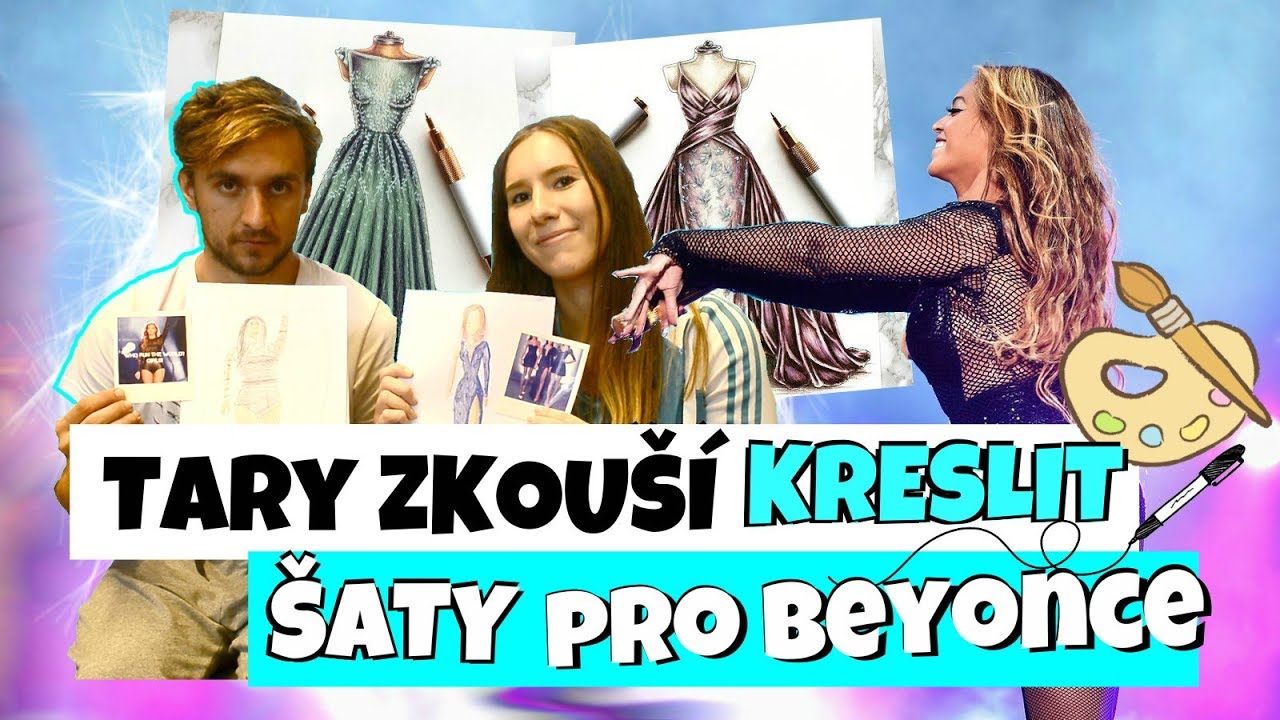 TARY zkouší KRESLIT holky | DOMI Novak - YouTube