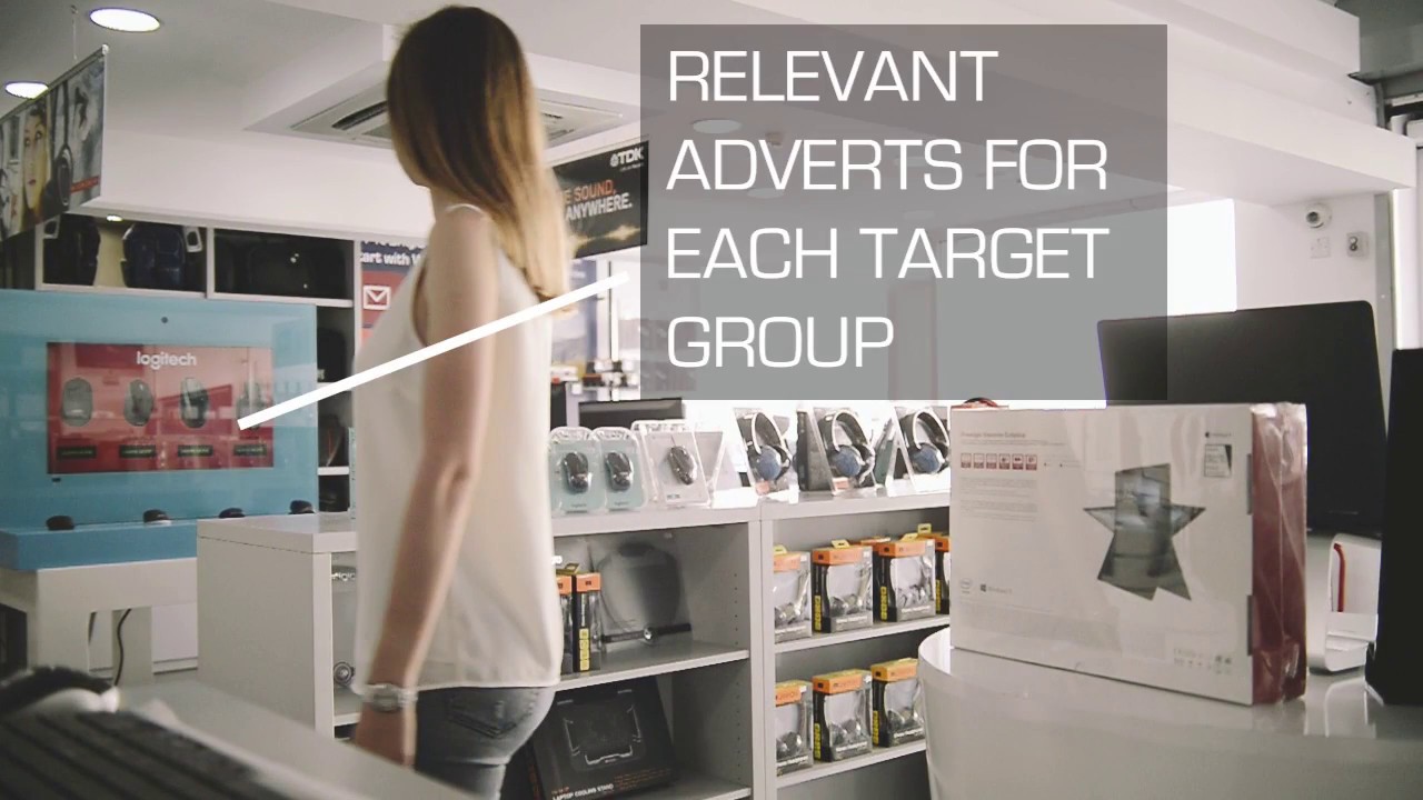 DESK STANDING INTERACTIVE DIGITAL SIGNAGE - YouTube