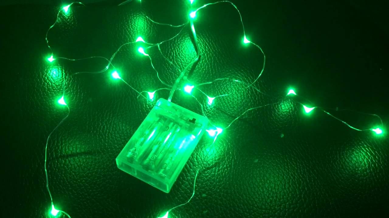 A look at RTGS 20 Micro LED (Green) String Lights, Battery Operated ...
