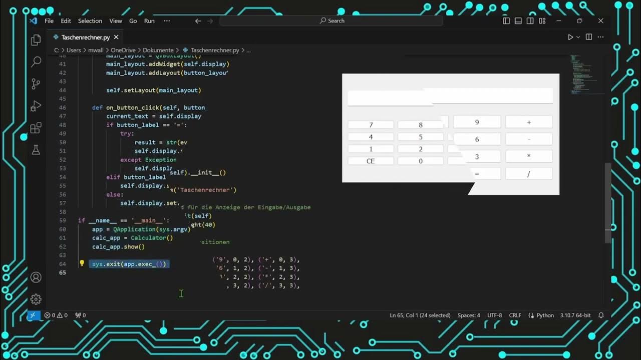 Python Taschenrechner Erklärt und Programmiert | Python Erklärung und Geschichte | mit Dominik ...