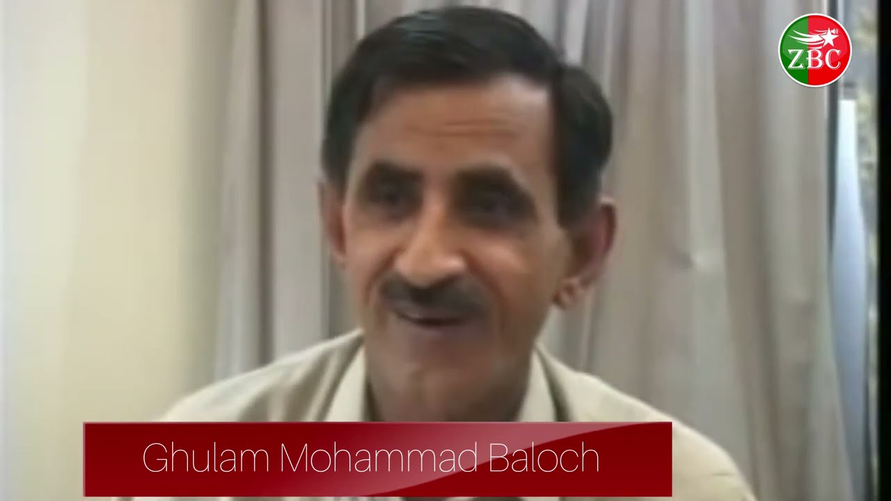 Baloch Leader Shaheed Ghulam Mohammad Baloch Interview - YouTube