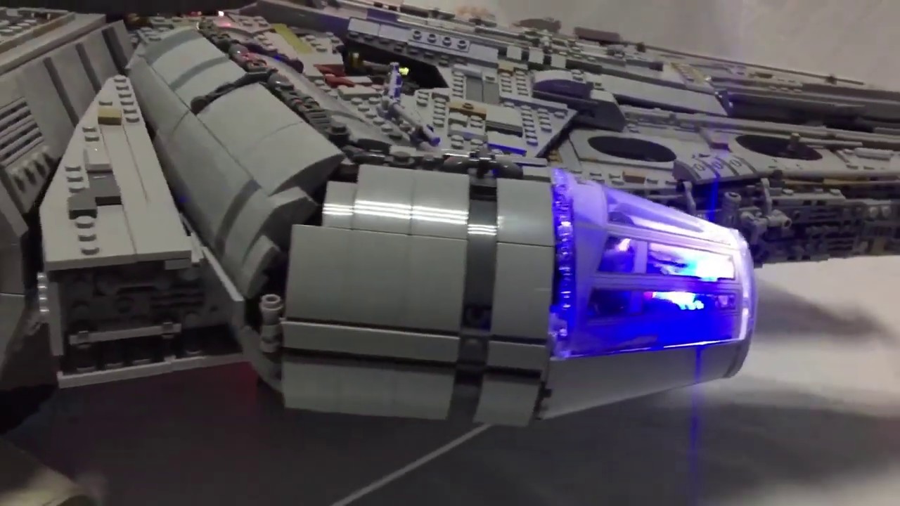 Lego Millennium Falcon 75192 Custom LED Kit - YouTube