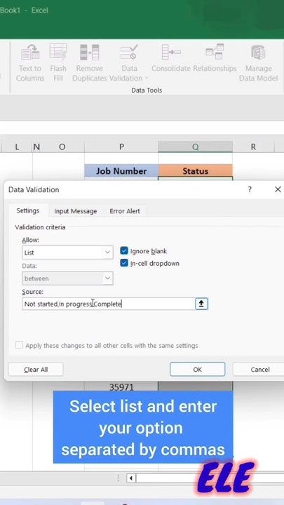 Drop Down List Excel Exceltips Exceltricks Exceltutorial Computer Excelformula Youtube