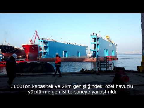 900Ton Ağırlığındaki Gemi Bloğu SPMT ile Taşındı