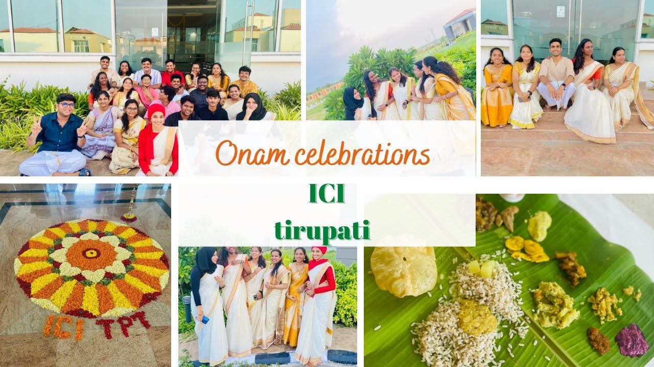 Onam celebrations || Indian culinary institute ||tirupati # ...