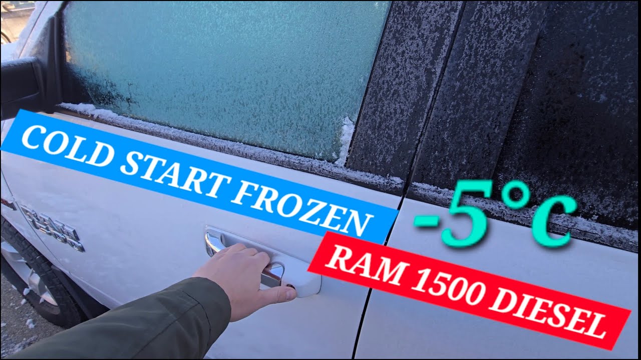 EASY COLD START RAM DIESEL ON -5c Ram 1500 ECODIESEL/V6 DIESEL - YouTube