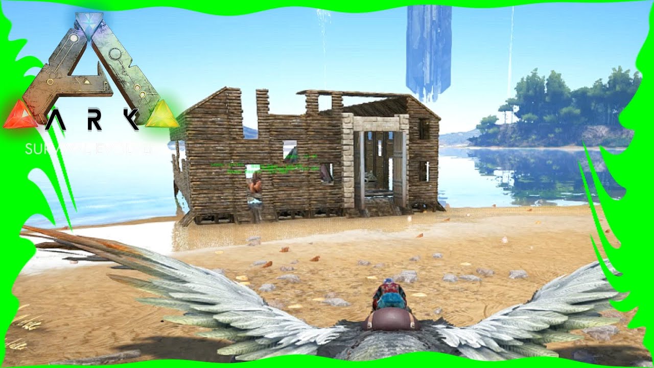 Ark Survival Evolved - Building the WATER BASE House - S01Ep44 - YouTube