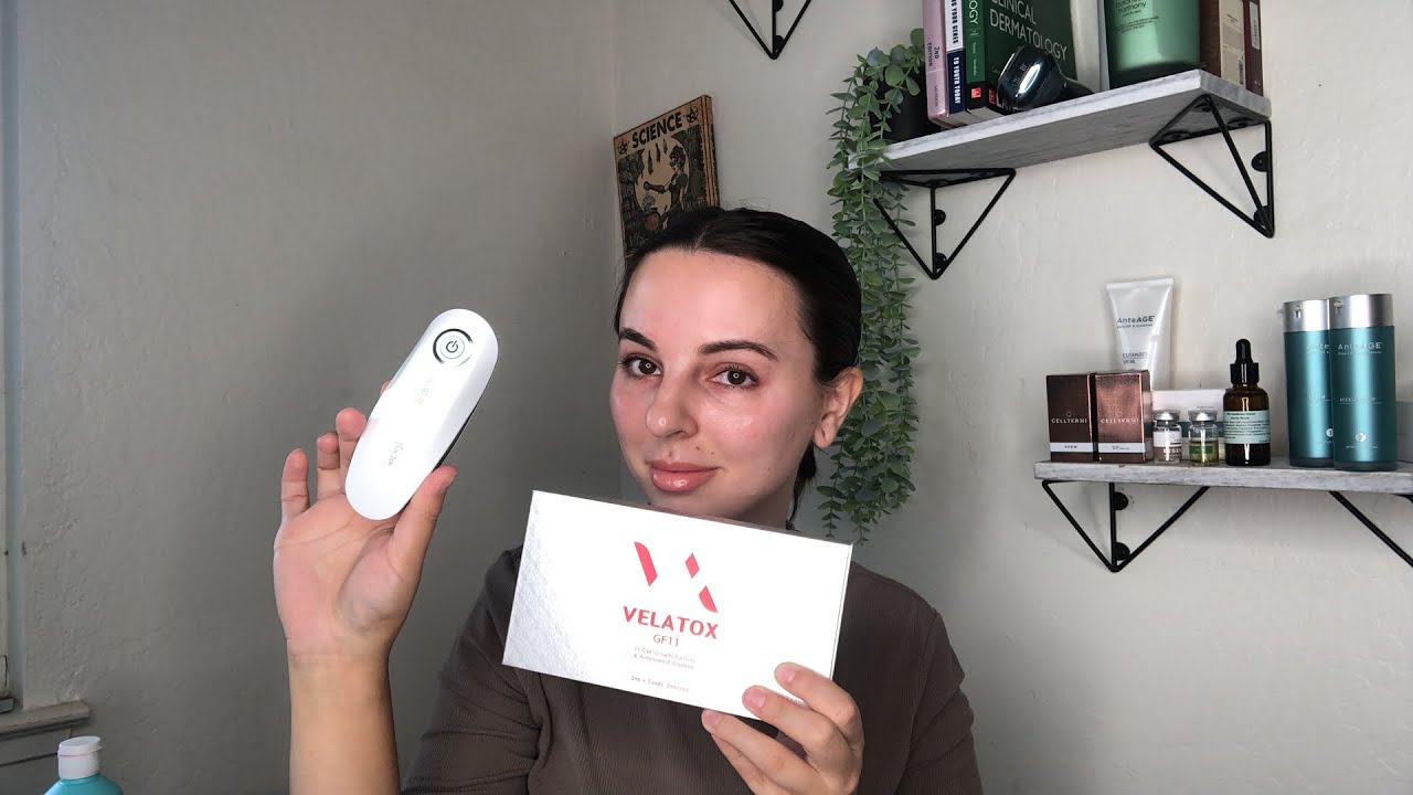 Velatox + NEW Microneedling Device - YouTube