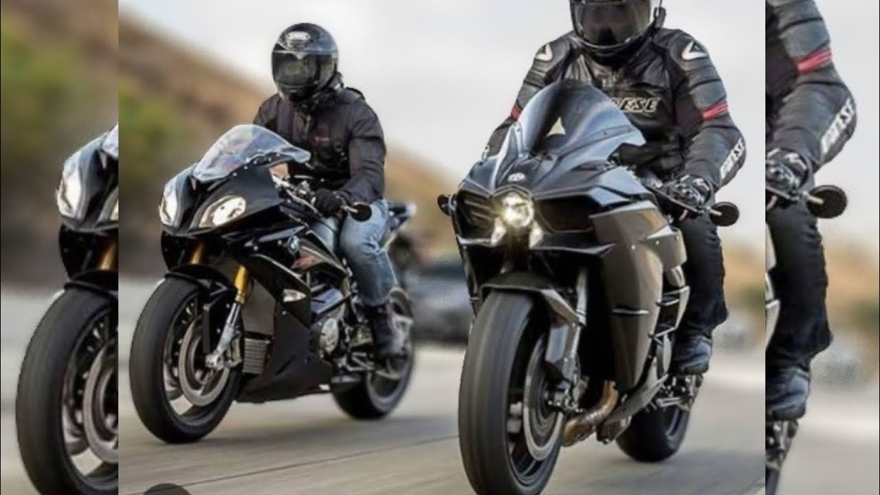 Kawasaki ninja h2 vs BMW s1000 rr Drag race || @TheUK07Rider ninja h2 ...