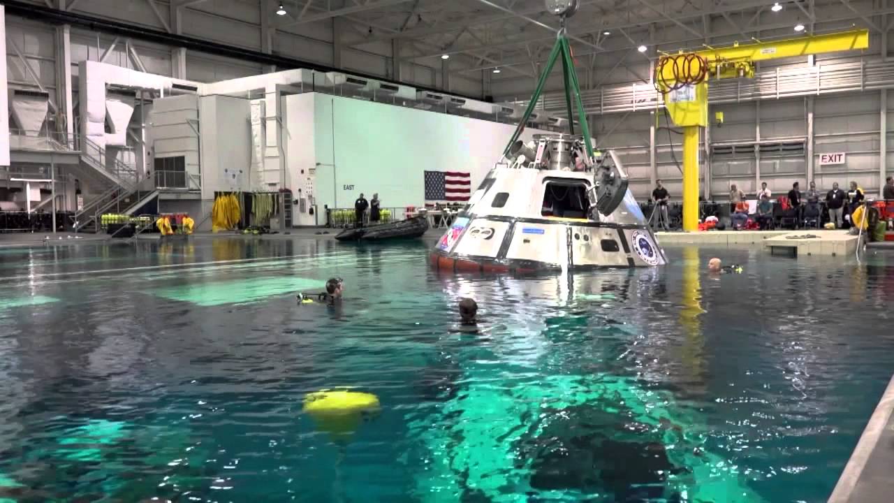 NASA Tests Crew Recovery for Orion - YouTube