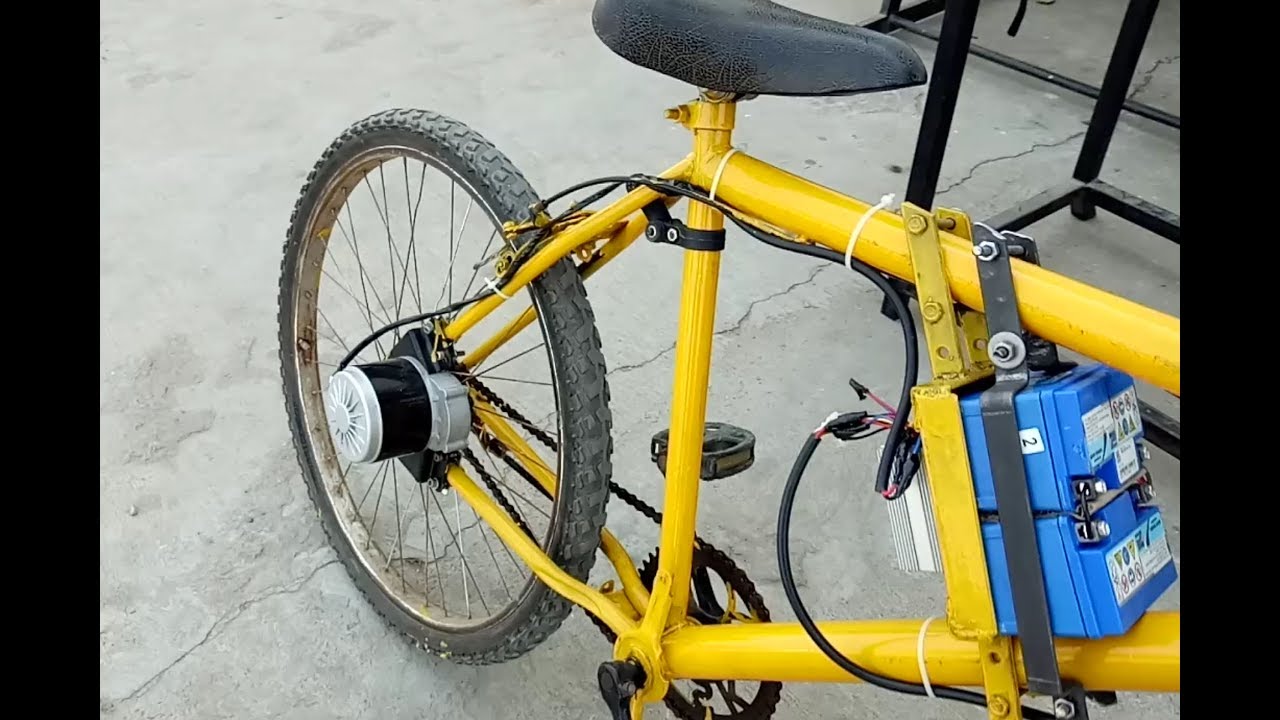 How to make simple electric bike I simple idea - YouTube