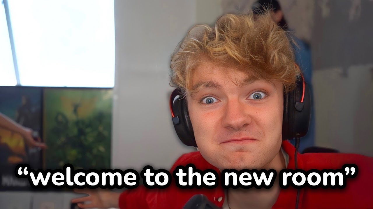 Tommyinnit New Room Reveal - YouTube