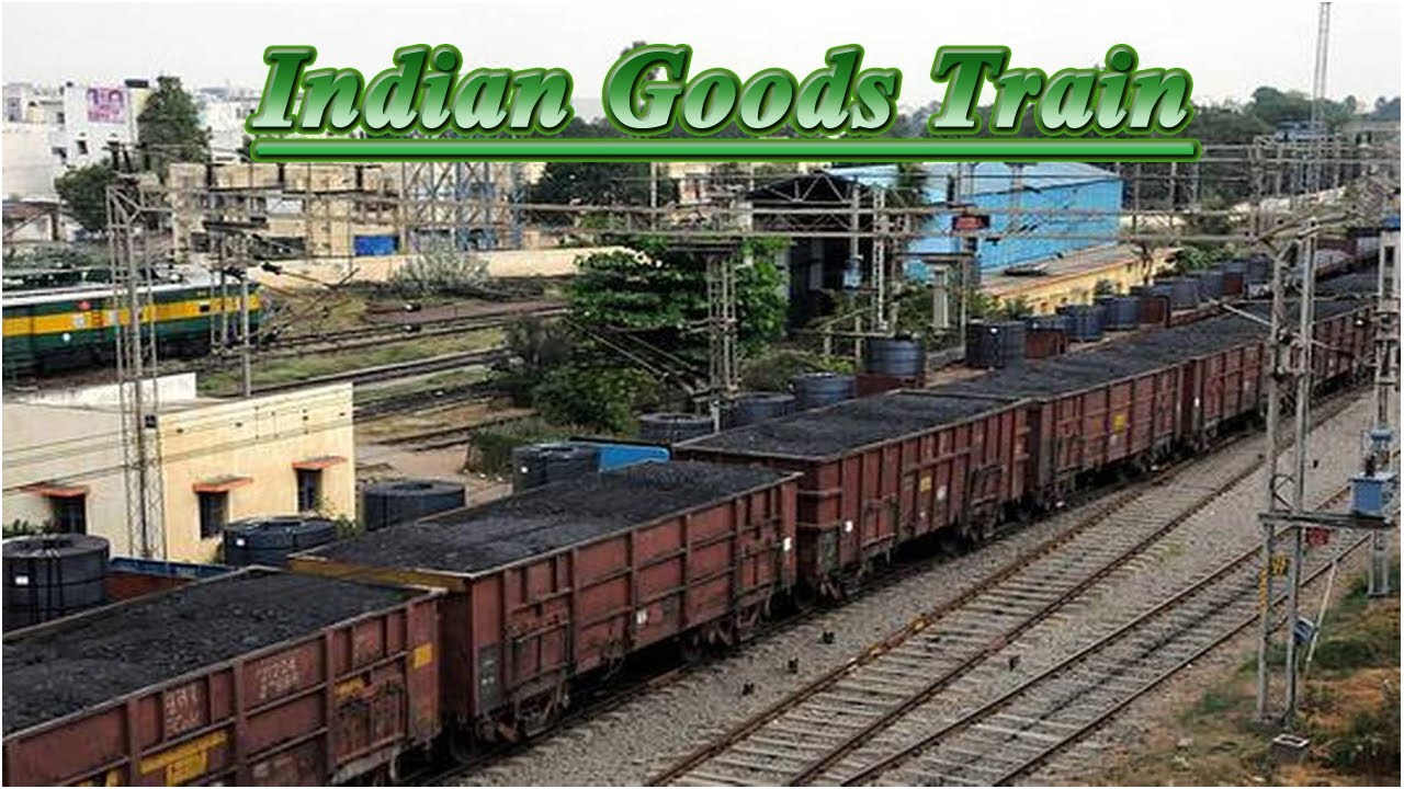 Indian Goods Train | Coal Train in India | कोयला रेलगाडी - YouTube