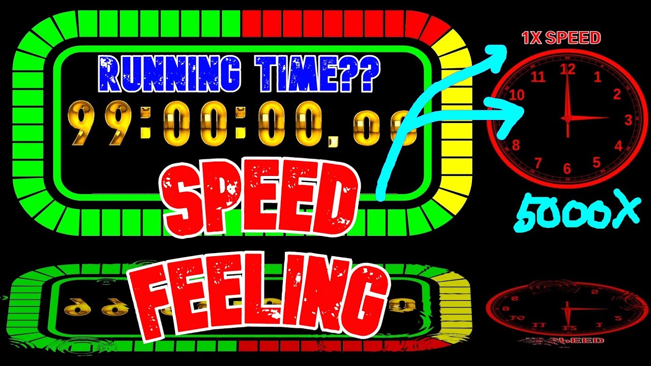 Speed feeling 99 Hours Rectangle timer countdown alarm🔔 [Speed 1x~5000x ...