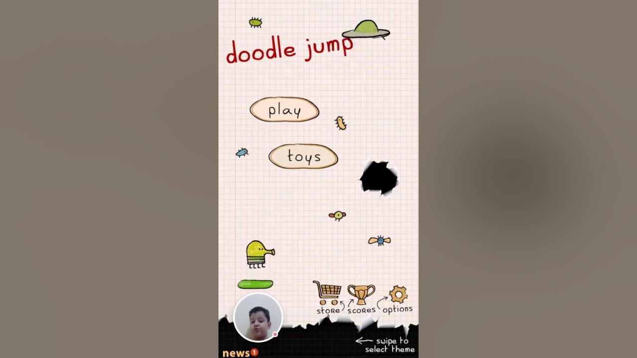 Jogando doodle Jump - YouTube