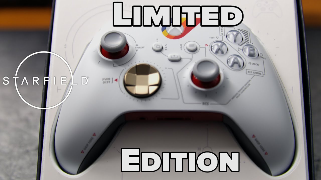 Starfield Limited Edition Controller Unboxing - First Impressions ...