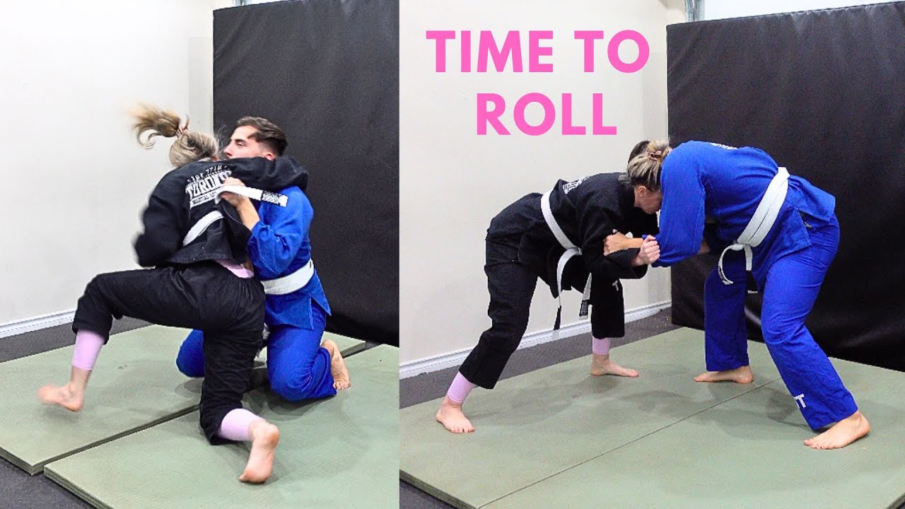 Back day & Jiu Jitsu | Rolling with my husband - YouTube