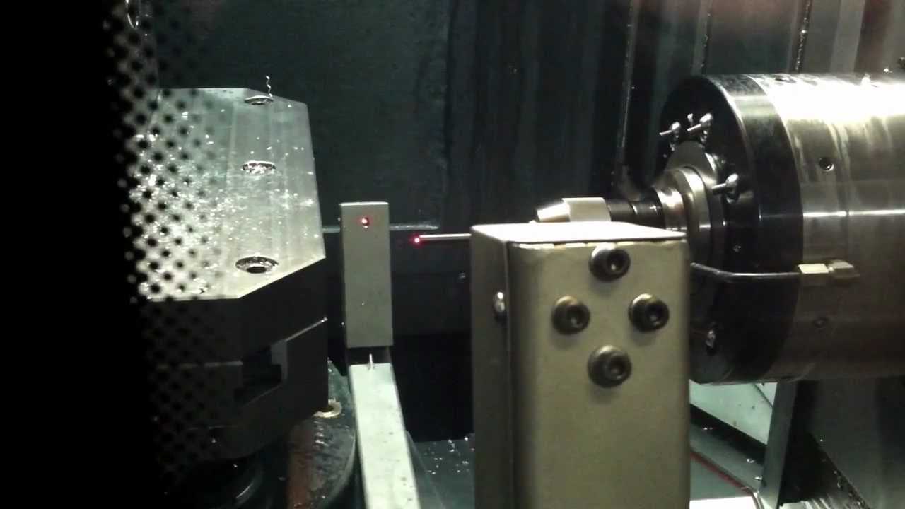 Blum Micro Single Laser NT System on Doosan HMC - YouTube