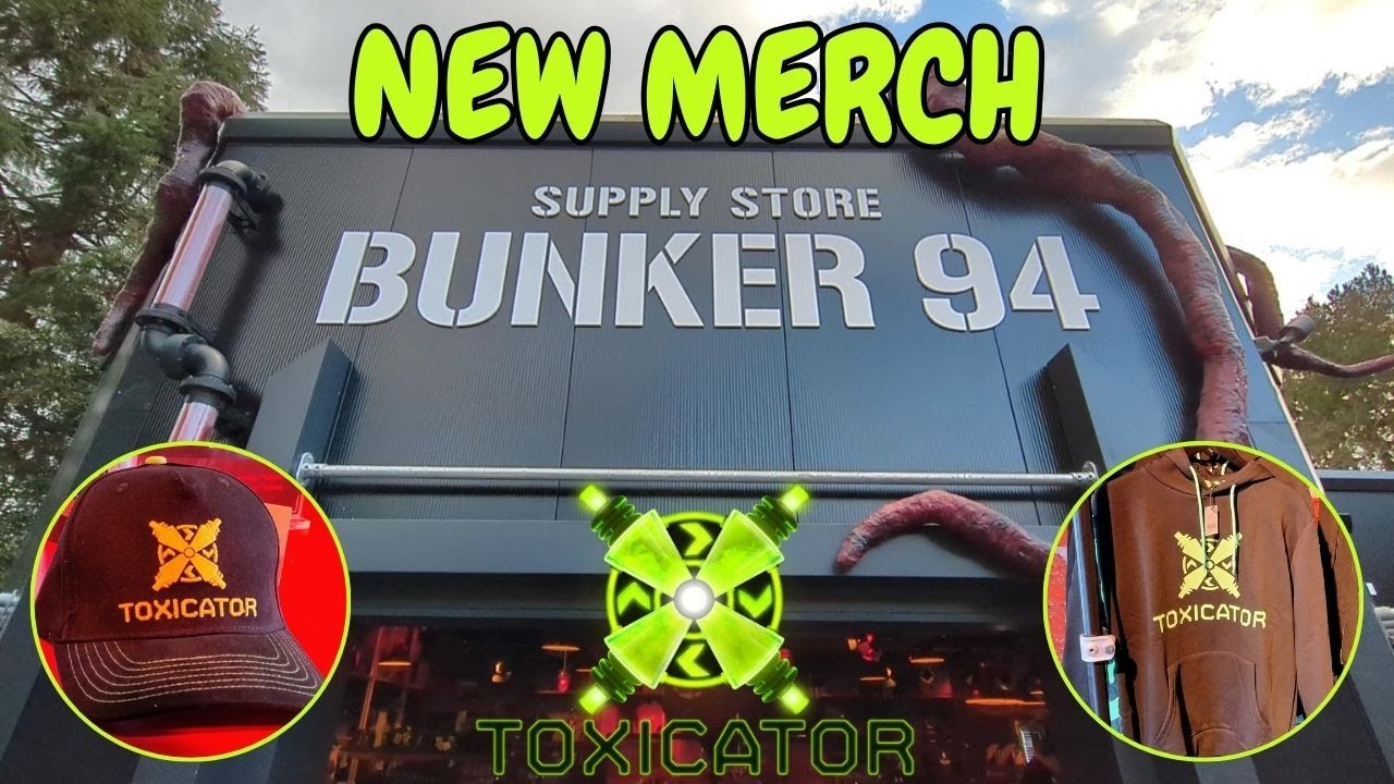 NEW TOXICATOR MERCH Bunker 94 Full Walkthrough 2025 at Alton Towers ...