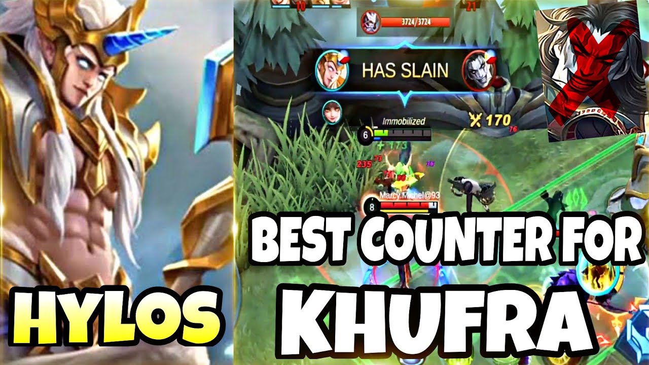 HYLOS THE BEST TANK HERO THAT CAN COUNTER KHUFRA | HYLOS GAMPEPLAY ...