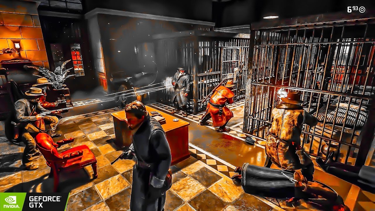 RDR2 The Dutch group goes to war against the police of Saint Denis ...